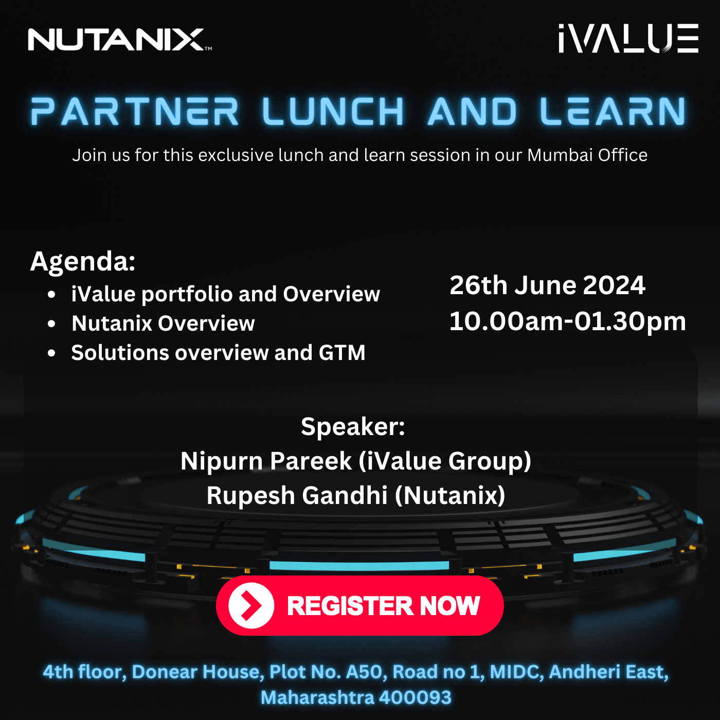 Nutanix Lunch and Learn - Mumbai - iValue India