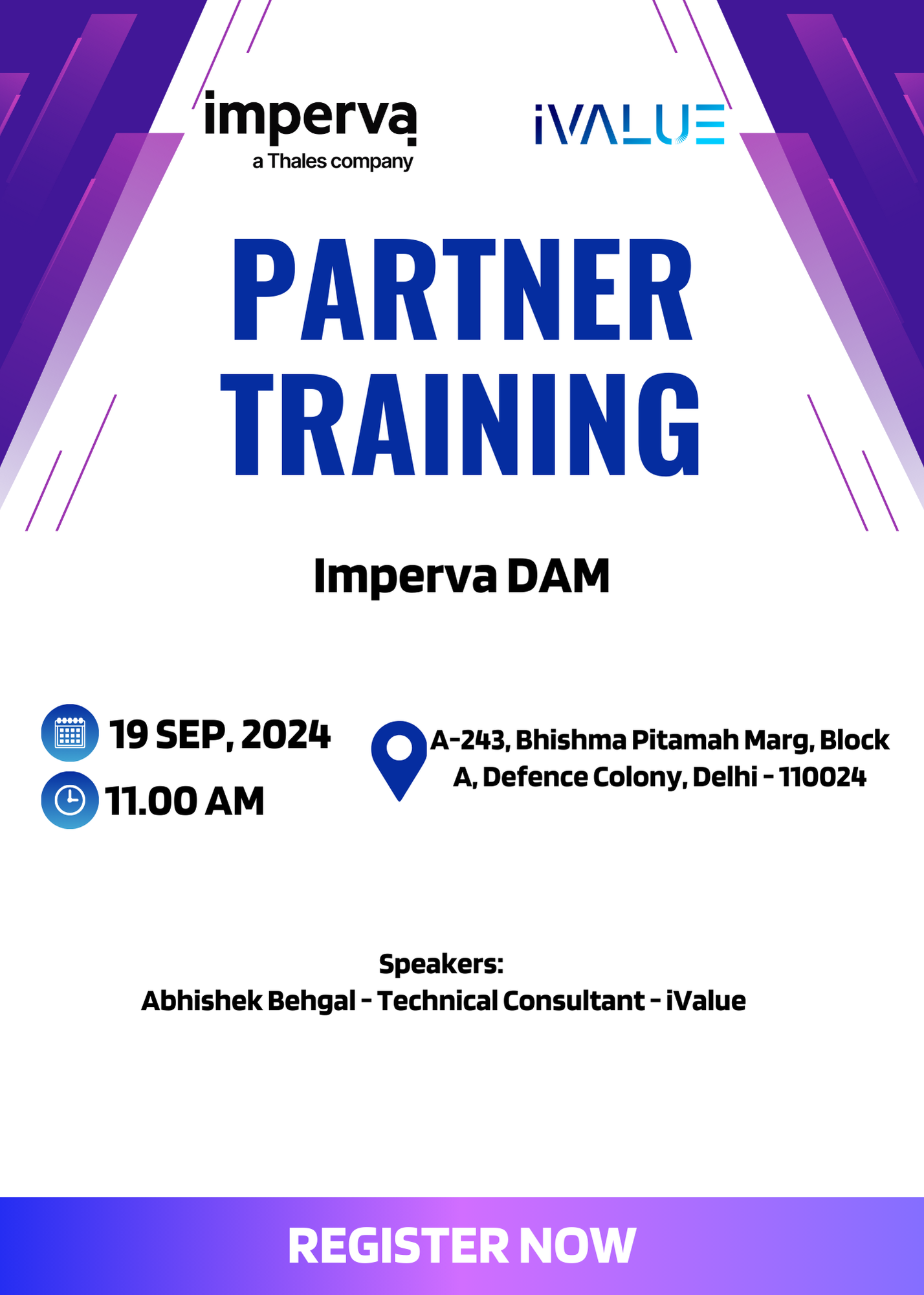 Imperva Partner Training - Delhi - iValue India