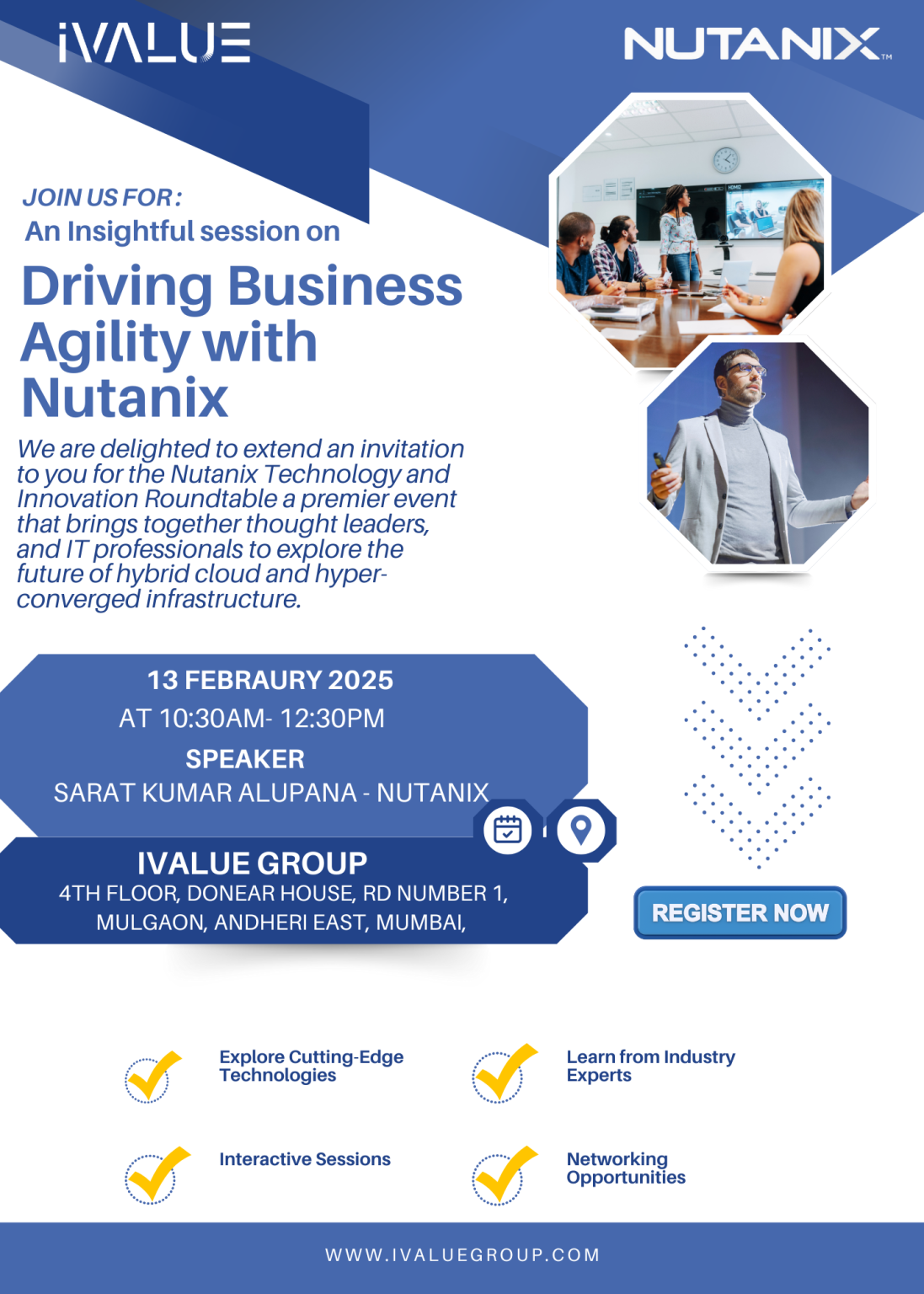 Nutanix Partner Roundtable - Mumbai - iValue India