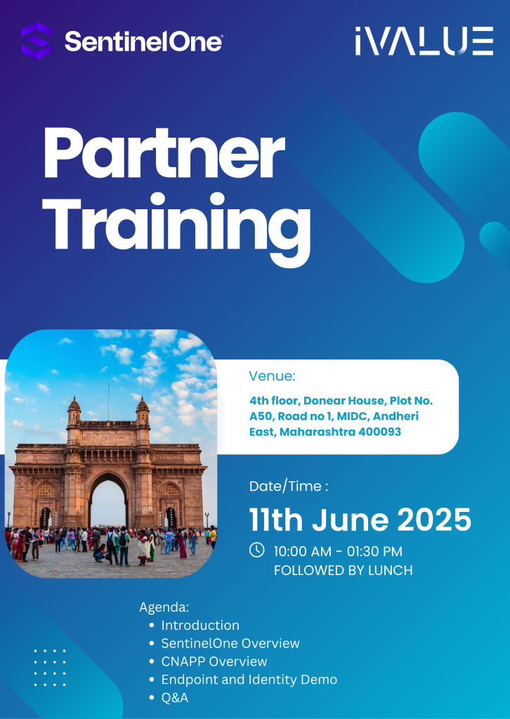 SentinelOne Partner Training Mumbai - iValue India