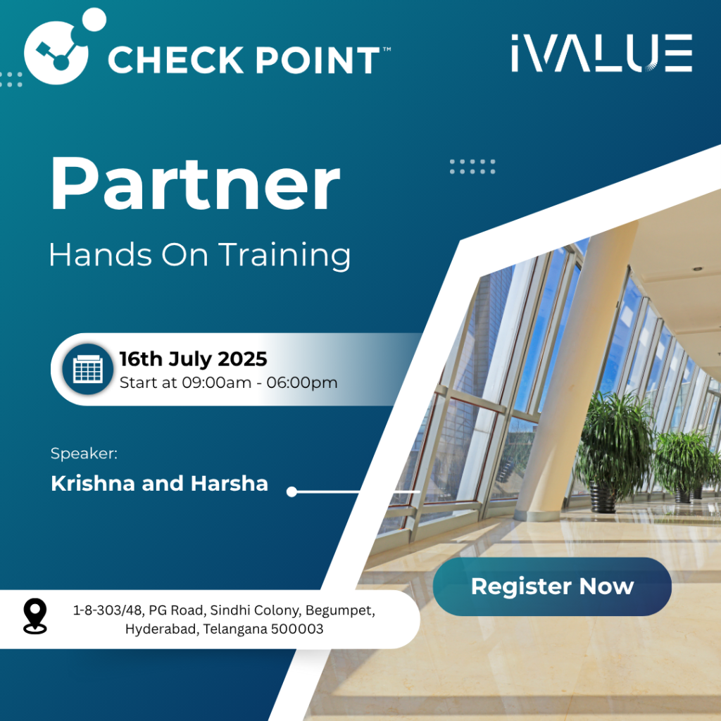 Checkpoint Partner Hands on Training Hyderabad - iValue India