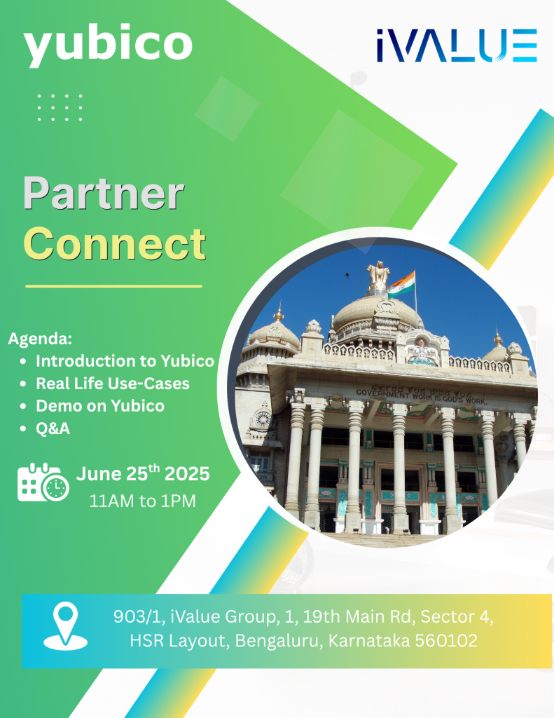 Yubico Partner Connect - Bangalore - iValue India