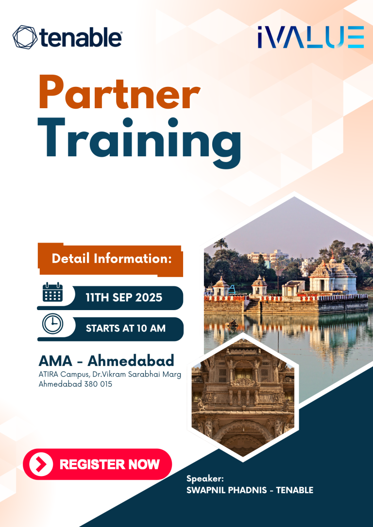Tenable Partner Training - Ahmedabad - iValue India