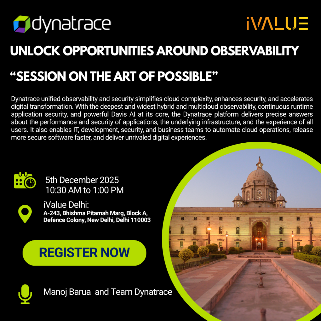 Dynatrace Partner Training - Delhi - iValue India